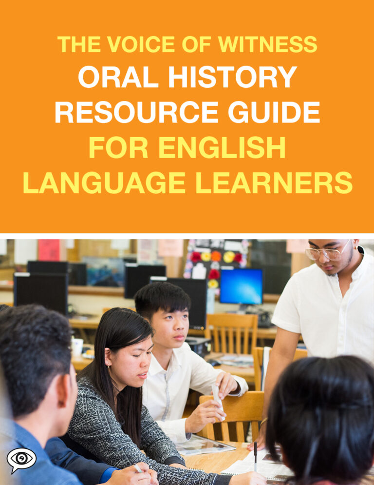 Oral History Resources — Voice of Witness