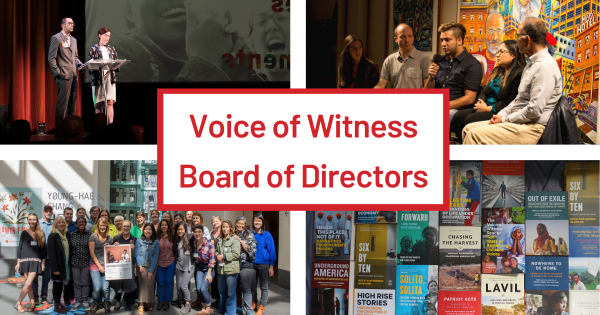 Join our Board - Voice of Witness
